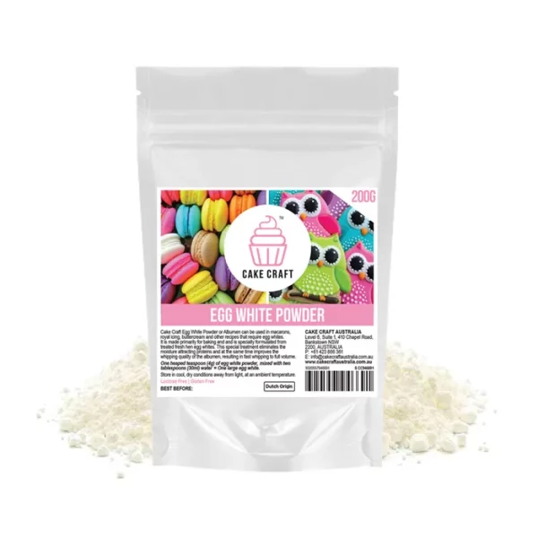 Cake Craft Egg White Powder 200g – The Scullery Kerikeri